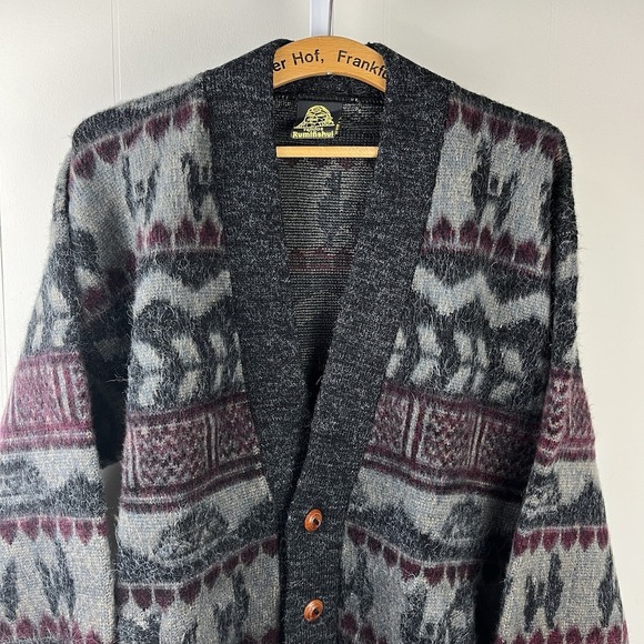 Vintage | Sweaters | Tejidos Ruminahui Cardigan Sweater Mens Os Heavy ...